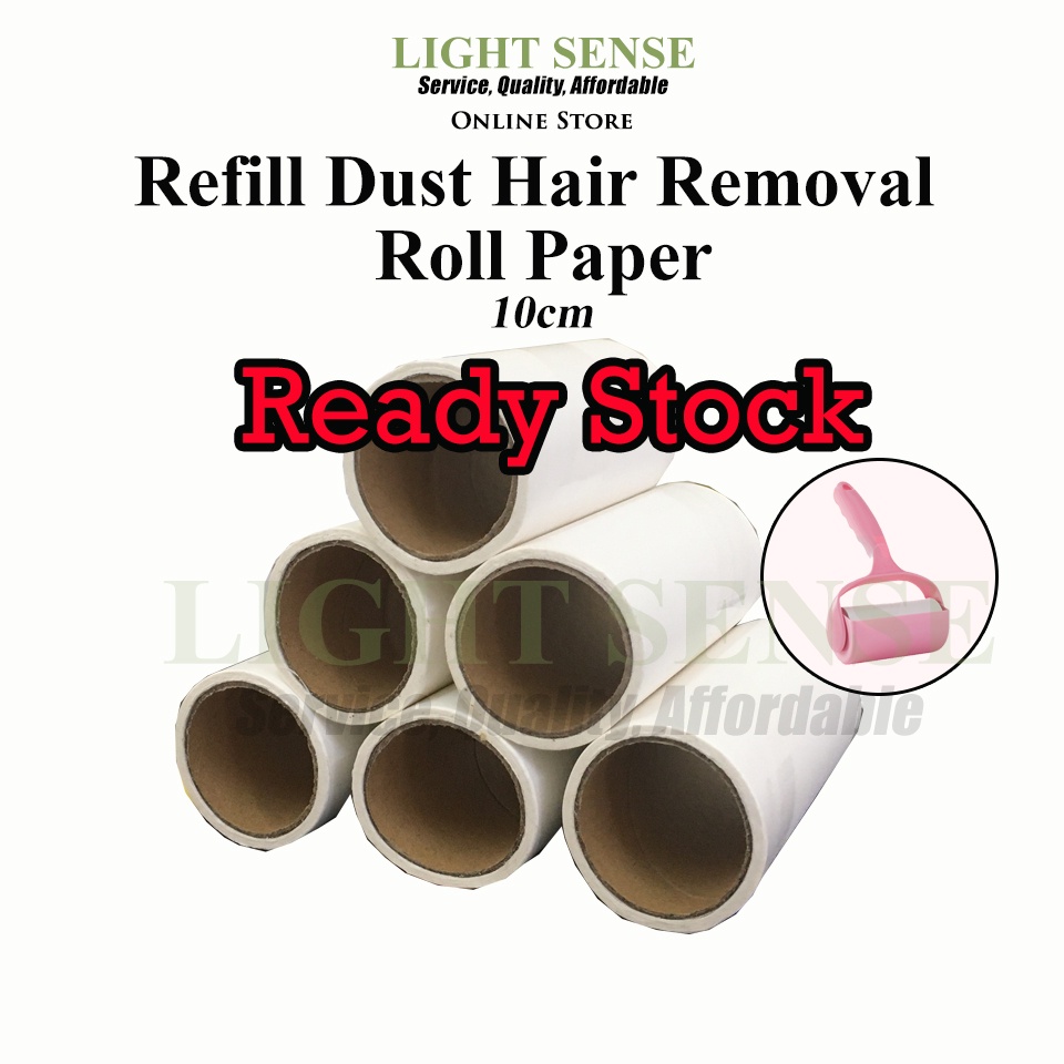 10cm Refill Dust Hair Removal Roll Paper / Roller Melekit Rambut Debu ...