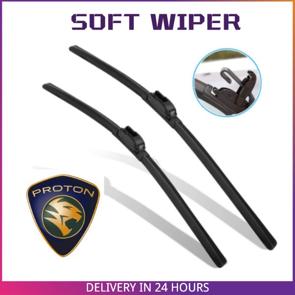 Silicone Soft Wiper Proton EXORA INSPIRA SAGA ISWARA LMST SAGA BLM FLX SV PERDANA GEN2 PREVE ...