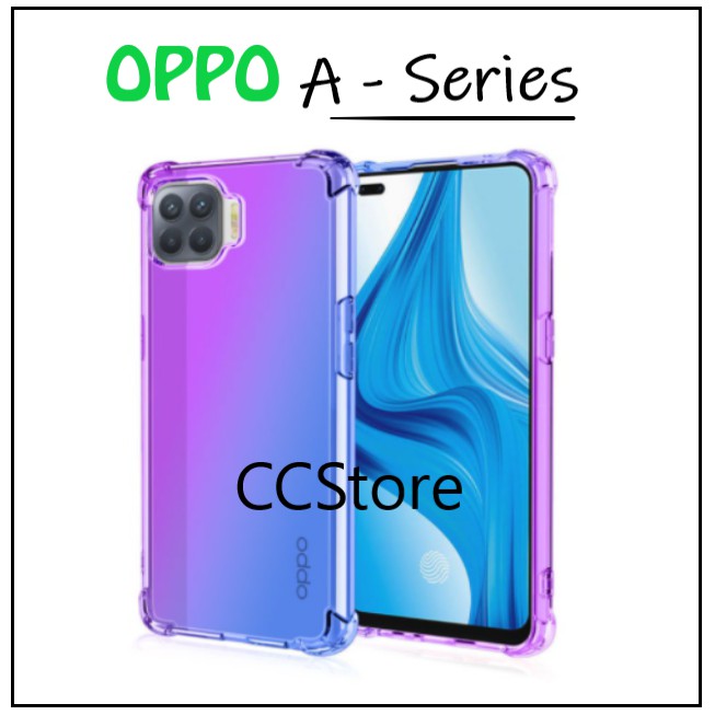 Oppo A74 /5G A54 A73 A93 A92 Double Color Transparent 360 Degree Full ...