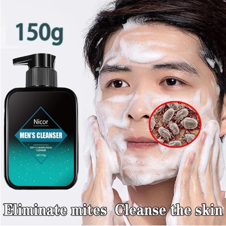 CL Men's Cleansing Gel 150g Oil control Anti-acne Moisturizing Deep ...