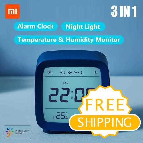 Xiaomi 3in1 Alarm Clock with Temperature Display & Work with Mi Home ...