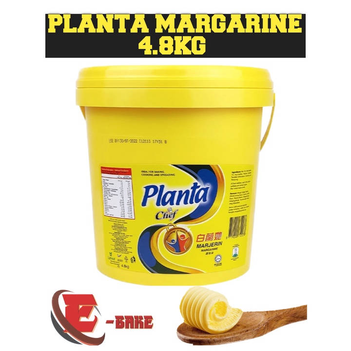 PLANTA MARGARINE 4.8KG CHEF HALAL | !!! LIMIT ORDER 2 PAIL FOR 1 ORDER ...