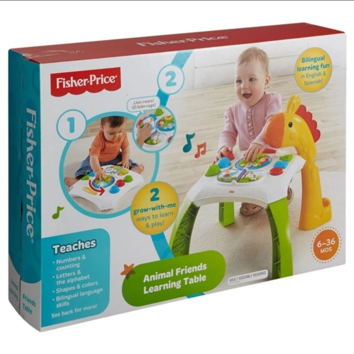 Fisher Price Animal Friends Learning Table Original Mattel | Shopee ...