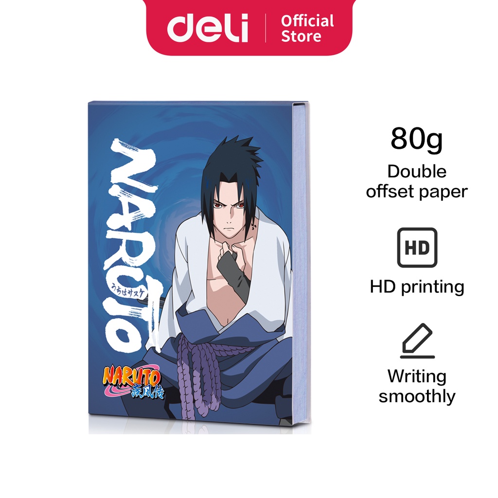 Deli Notebook Naruto Series Notepad 100 Sheets Smooth Writing [Per Book ...