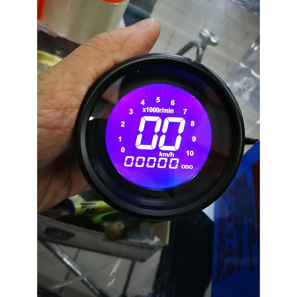 Universal Cafe Racer Motorcycle Cable Speedometer With Fuel Gauge / RPM ...