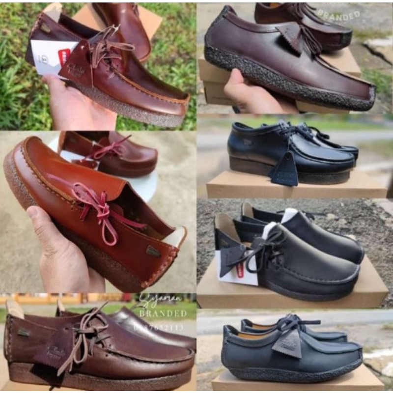 [ READY STOCK ] 🔥CLARKS LUGGER ORI 💯 Genuine LEATHER KASUT KULIT LELAKI ...