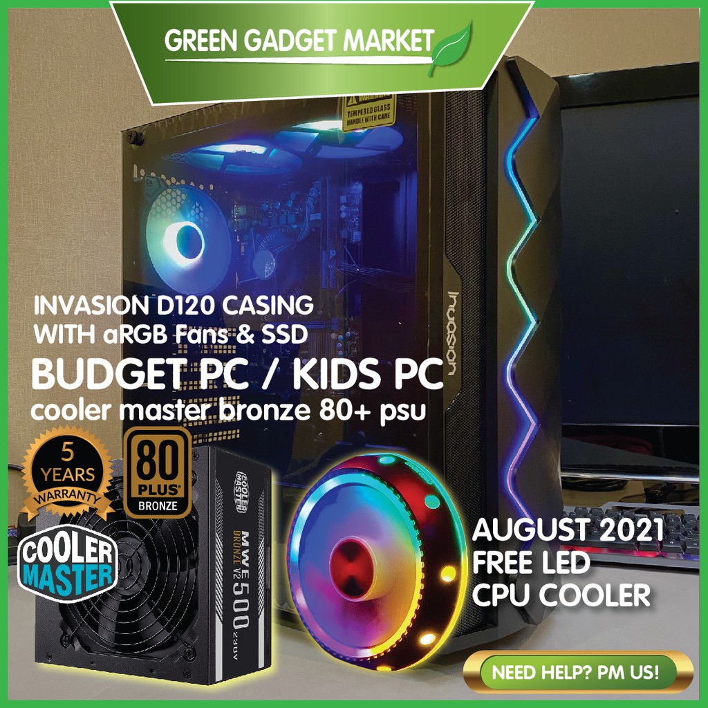 Budget PC / Kids Computer / Gaming PC | intel i3/i5/i7 | | Shopee Malaysia