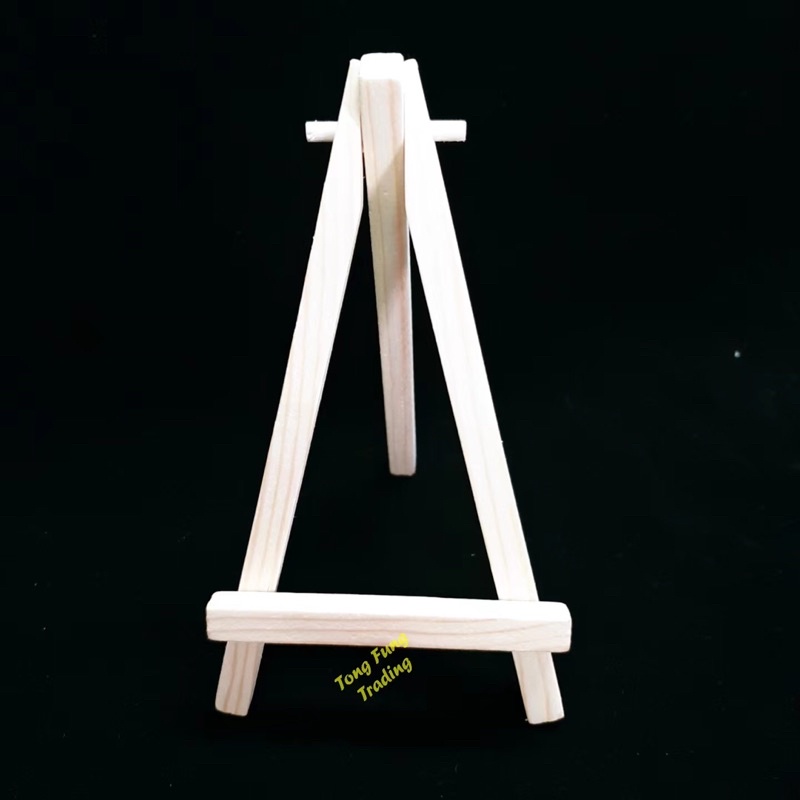 Ready Stock 15cm x 8cm Mini Pine Wood Easel Stand Pemegang Kayu Esel ...