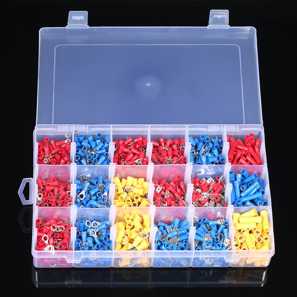 Import 1200PCS Assorted Wire Connector Insulated Terminals 10 Kinds ...