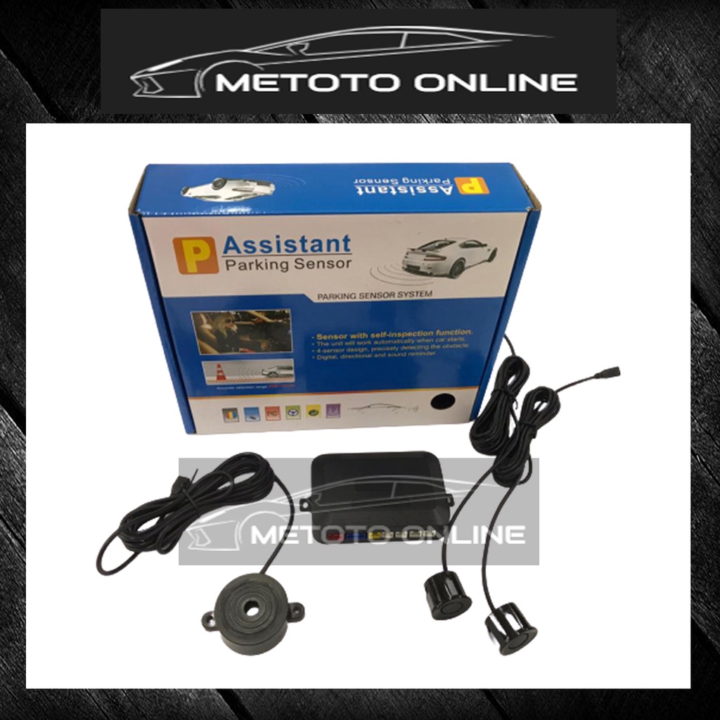 Car Parking Reverse Sensor 2Eyes (Black) | Shopee Malaysia