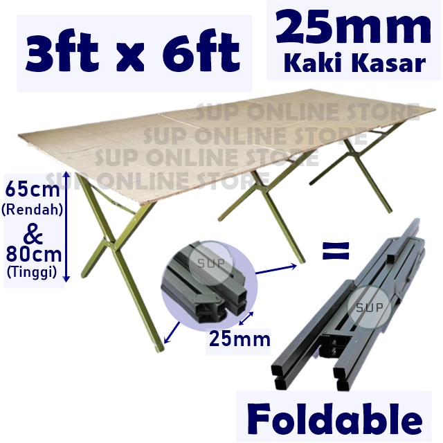 25mm Night Market Foldable Table Rack Market Folding Table Stand ...