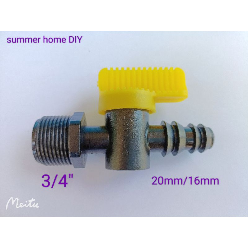 Stopcock Quick Action Valve 16mm/20mm X 1/2"/ 16mm/20mm X 3/4 ...