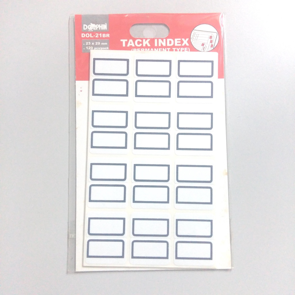 Tack Index (Paper Label) (Permanent Type) | Shopee Malaysia