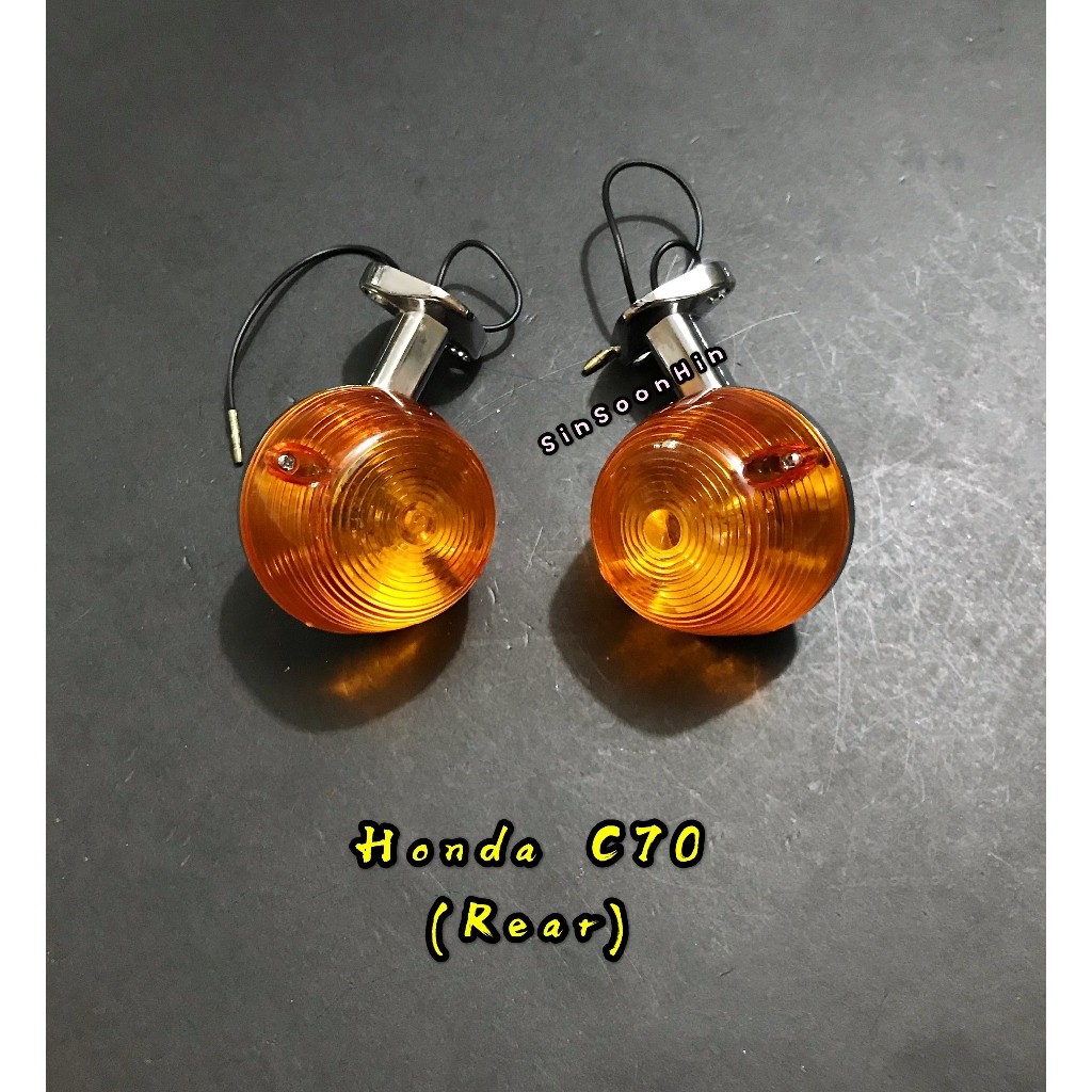 Honda C70 Rear Signal Lamp Set (2pcs) | Shopee Malaysia