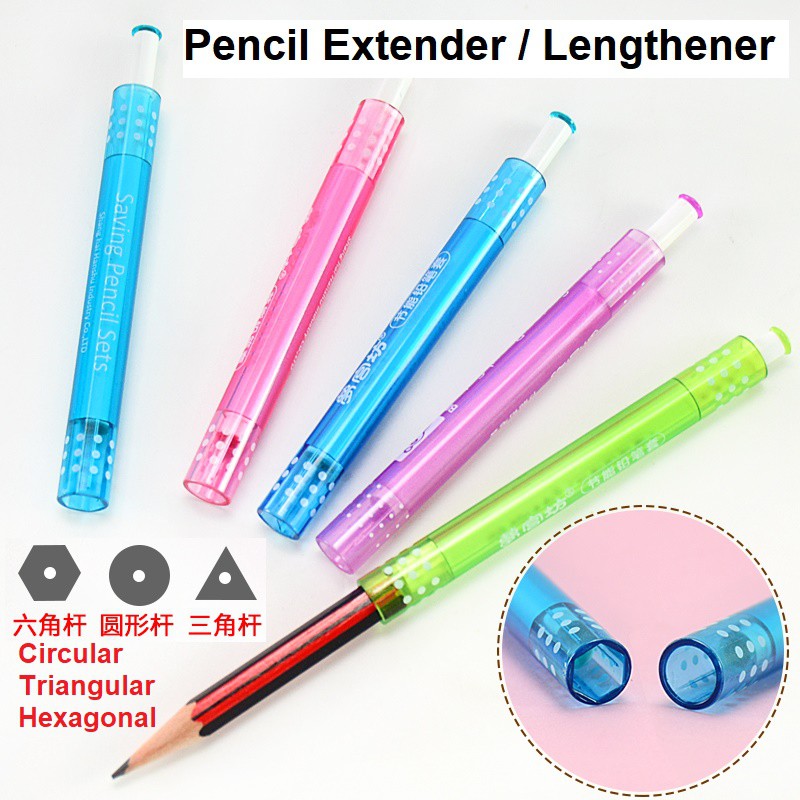 ZA055 Dual Head Pencil Extender Color Pencil Stub Extender Color Pencil ...