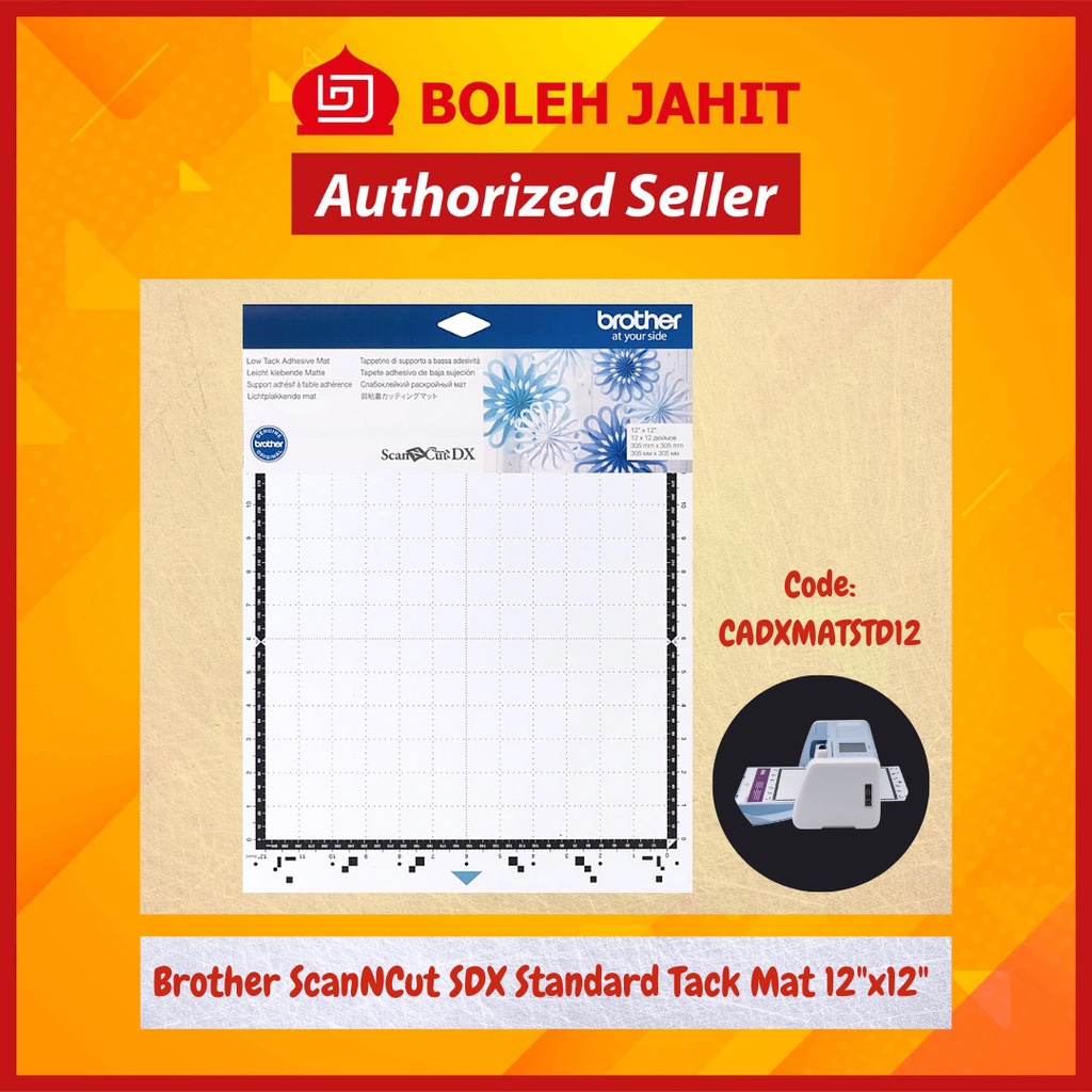 Brother ScanNCut SDX Standard Tack Mat 12"x12" CADXMATSTD12 | Shopee Malaysia
