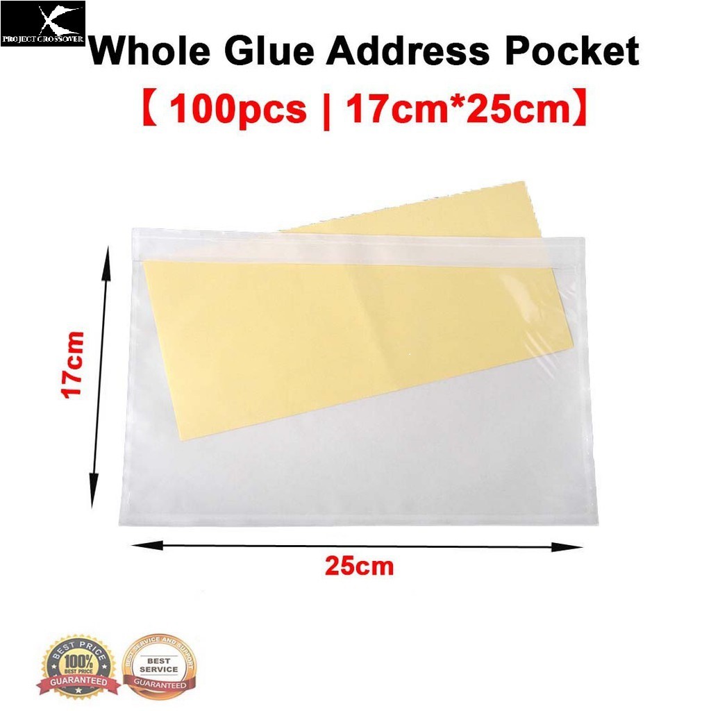 Parcel Pocket Consignment Note Courier Address Plastic | Shopee Malaysia