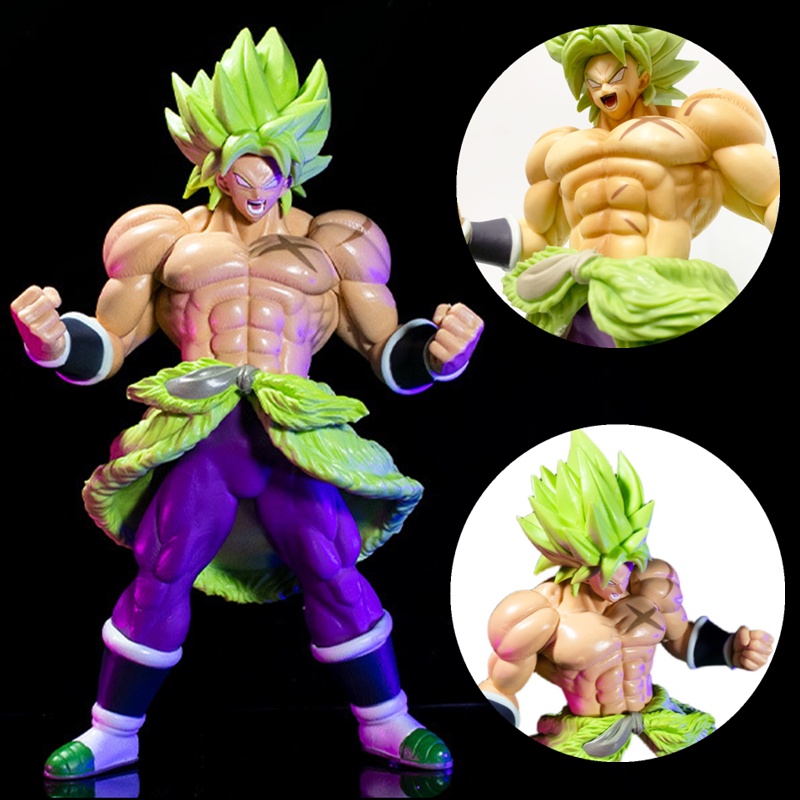 About 23cm 1 PCS Dragon Ball Series Anime Roar Angry Broly PVC Material ...