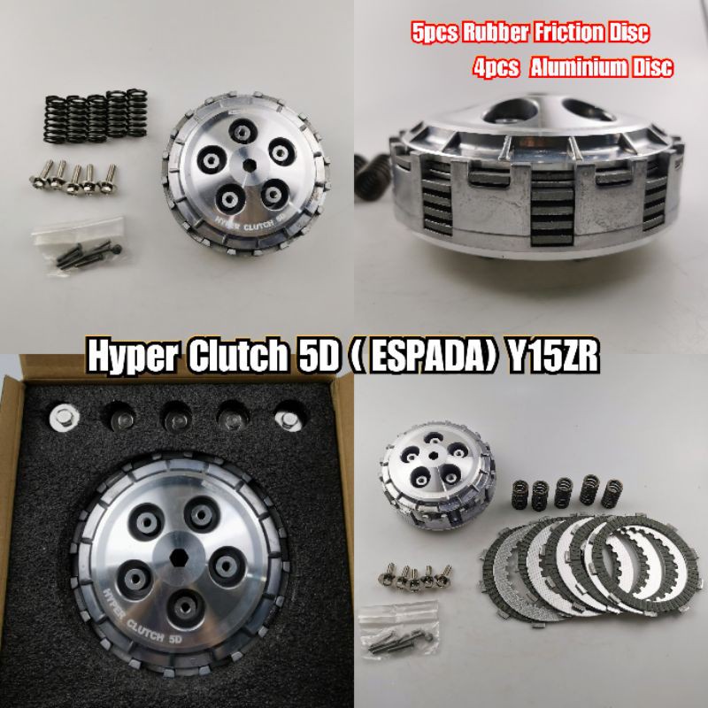 RACING HYPER CLUTCH 5D Y15ZR ESPADA KEVLAR CLUTCH DISC FULL SET ...