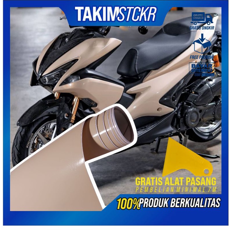 Beige Color sticker, pastel beige Color sticker | Shopee Malaysia