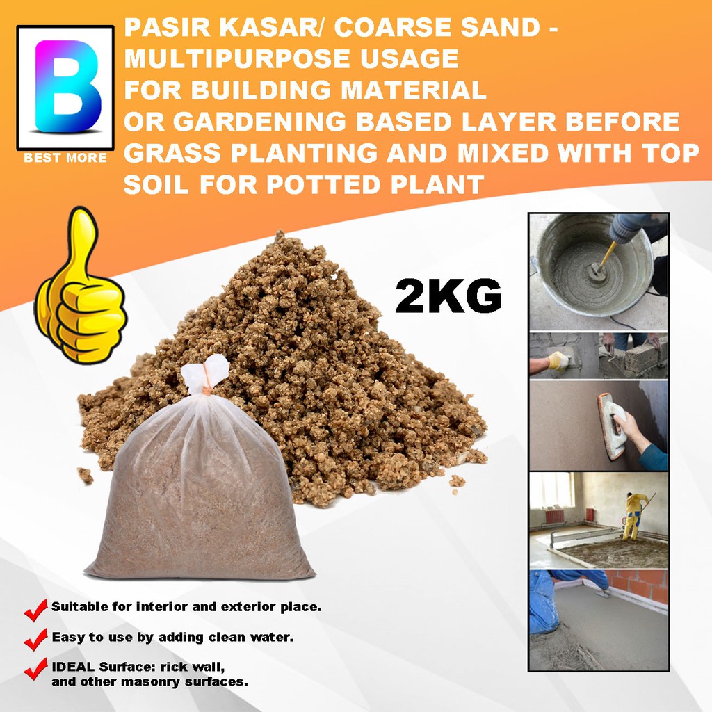 Pasir Kasar / Coarse Sand-Multipurpose Usage For Building Material Or ...