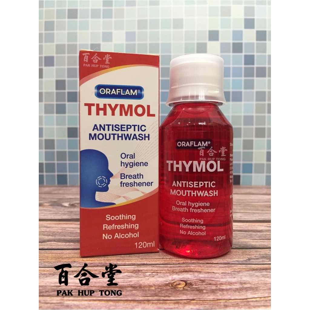 ORAFLAM - THYMOL ANTISEPTIC MOUTHWASH ((120ML)) | Shopee Malaysia