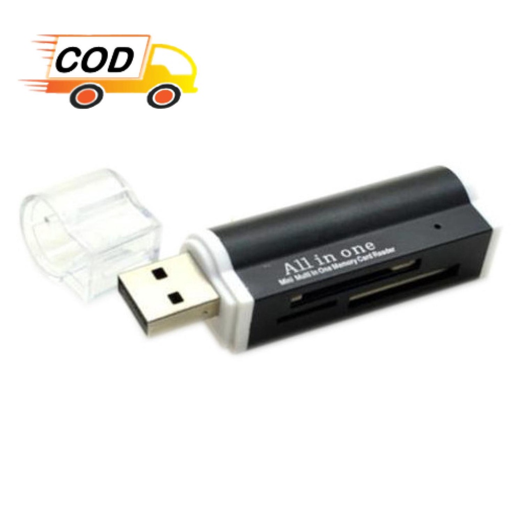 Memory Card Reader Mini USB Flashdisk All in One Memory Can Read Many ...