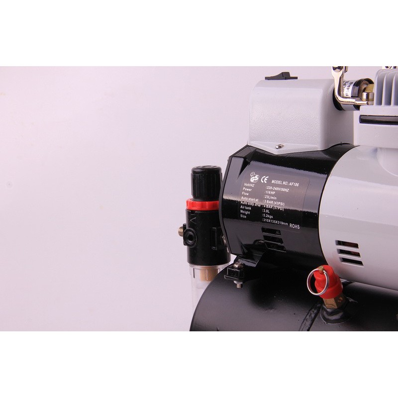 HSENG AF186 Mini Air Compressor 220v with Fan - Piston Type | Shopee ...