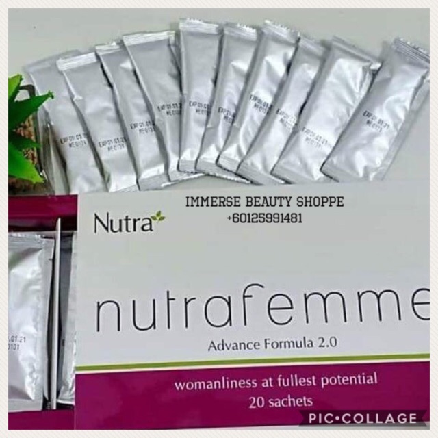 Nutrafemme 2.0 Advance Formula (20 sachets) | Shopee Malaysia