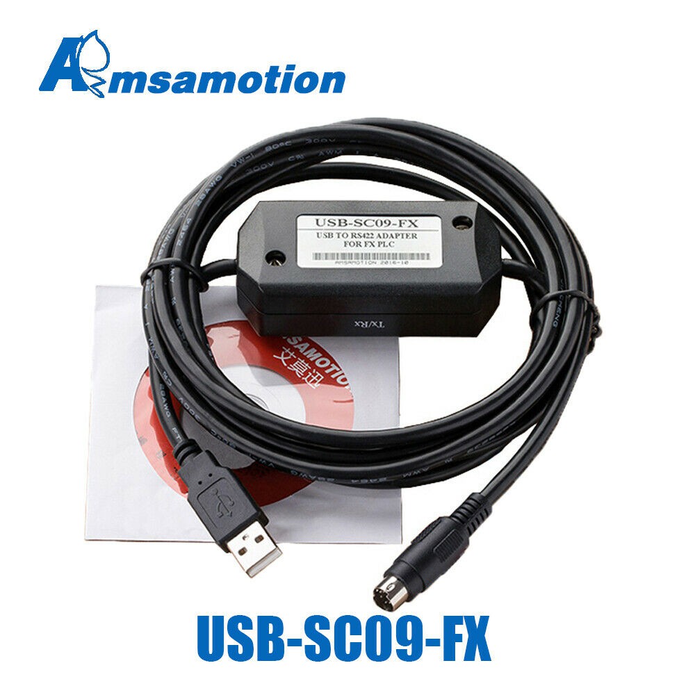 USB-SC09-FX Adapter Suitable For Mitsubishi FX Series PLC Controller SC ...