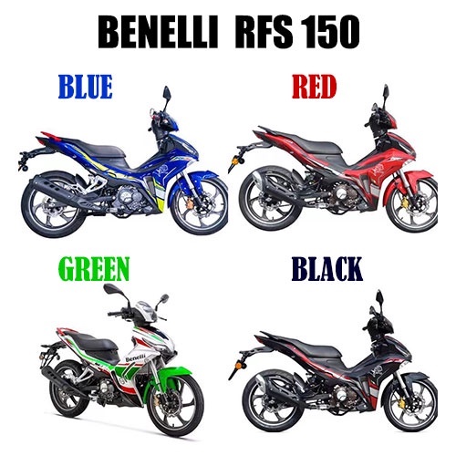 BENELLI RFS150 COVER SET BODY WITH STICKER BODY STRIPE ORIGINAL BENELLI ...