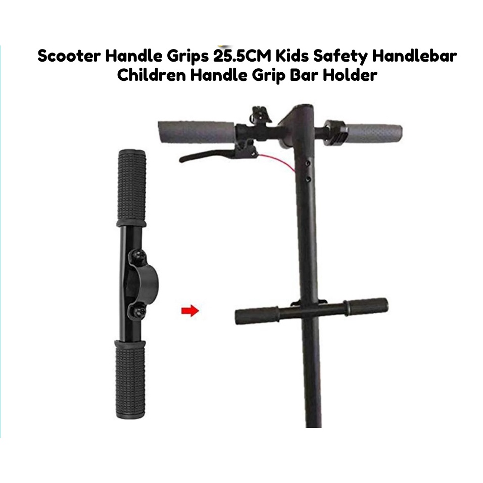 (DIY Scooter) Scooter Handle Grips 25.5CM Kids Safety Handlebar ...