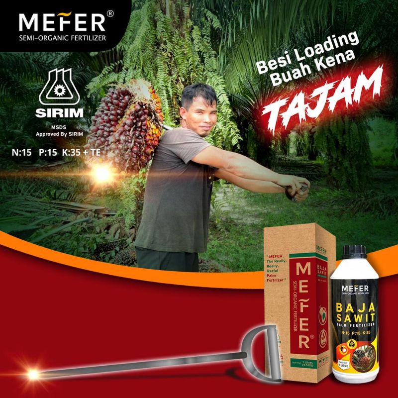 BAJA SAWIT MEFER NPK15:15:35 FREE POSTAGE + PROMOSI 2 BOTOL KE ATAS ...