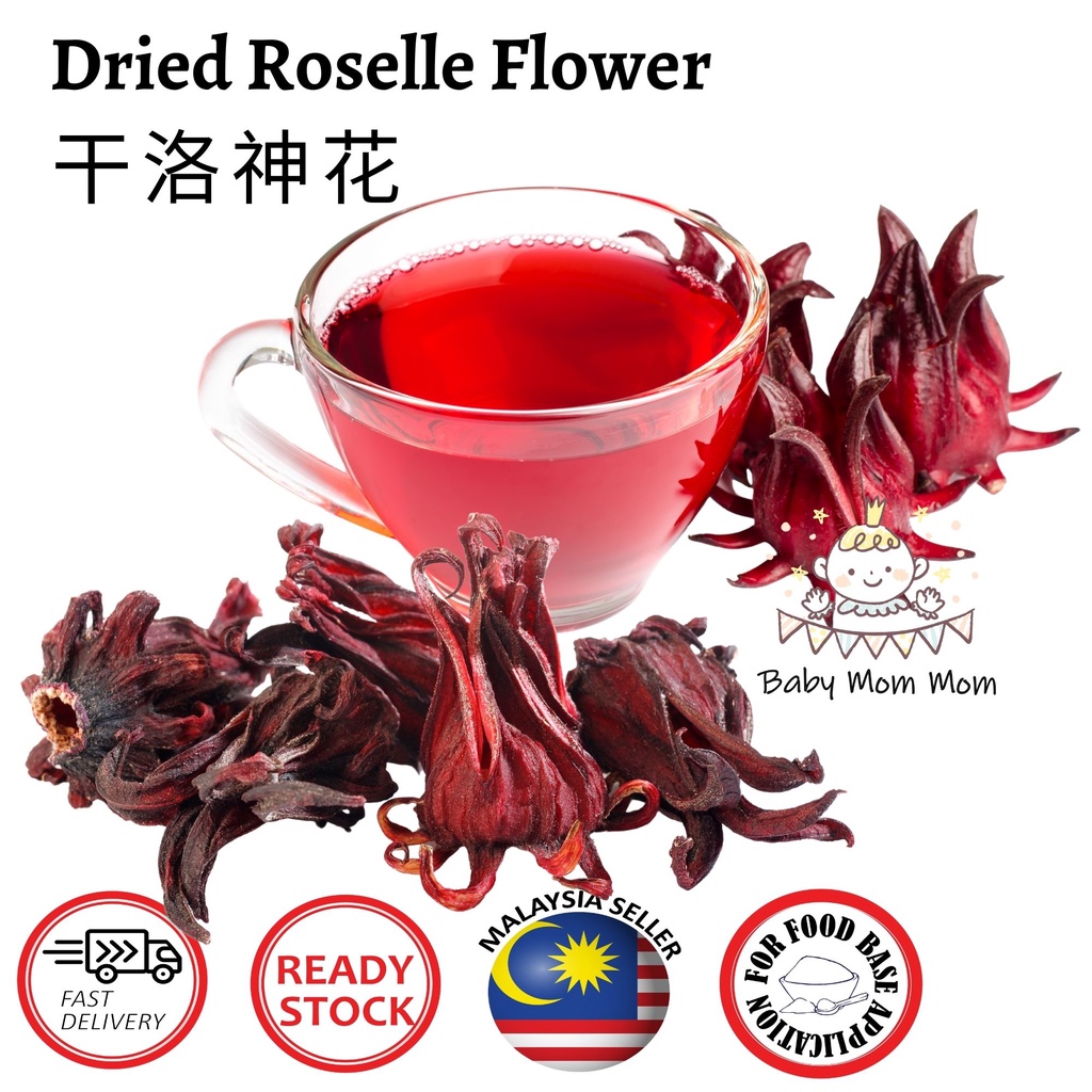 Dried Roselle Flower | 洛神花 | Bunga Teh Asam Belanda | Roselle hibiscus - Roselle Tea | Shopee ...