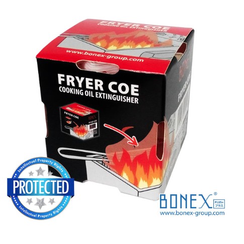 Japan No 1 Throw Type Fire Extinguisher. FR911 FLAMEOUT 590g/1L, COE ...