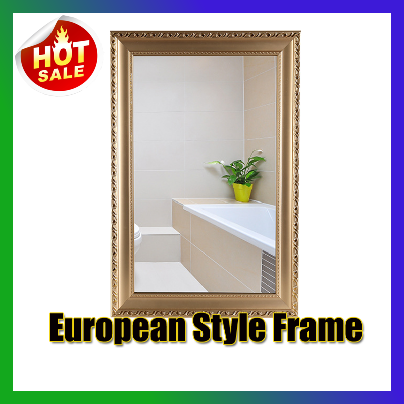 European Style Real Mirror with Decorative Frame - Shopee kita | Shopee ...