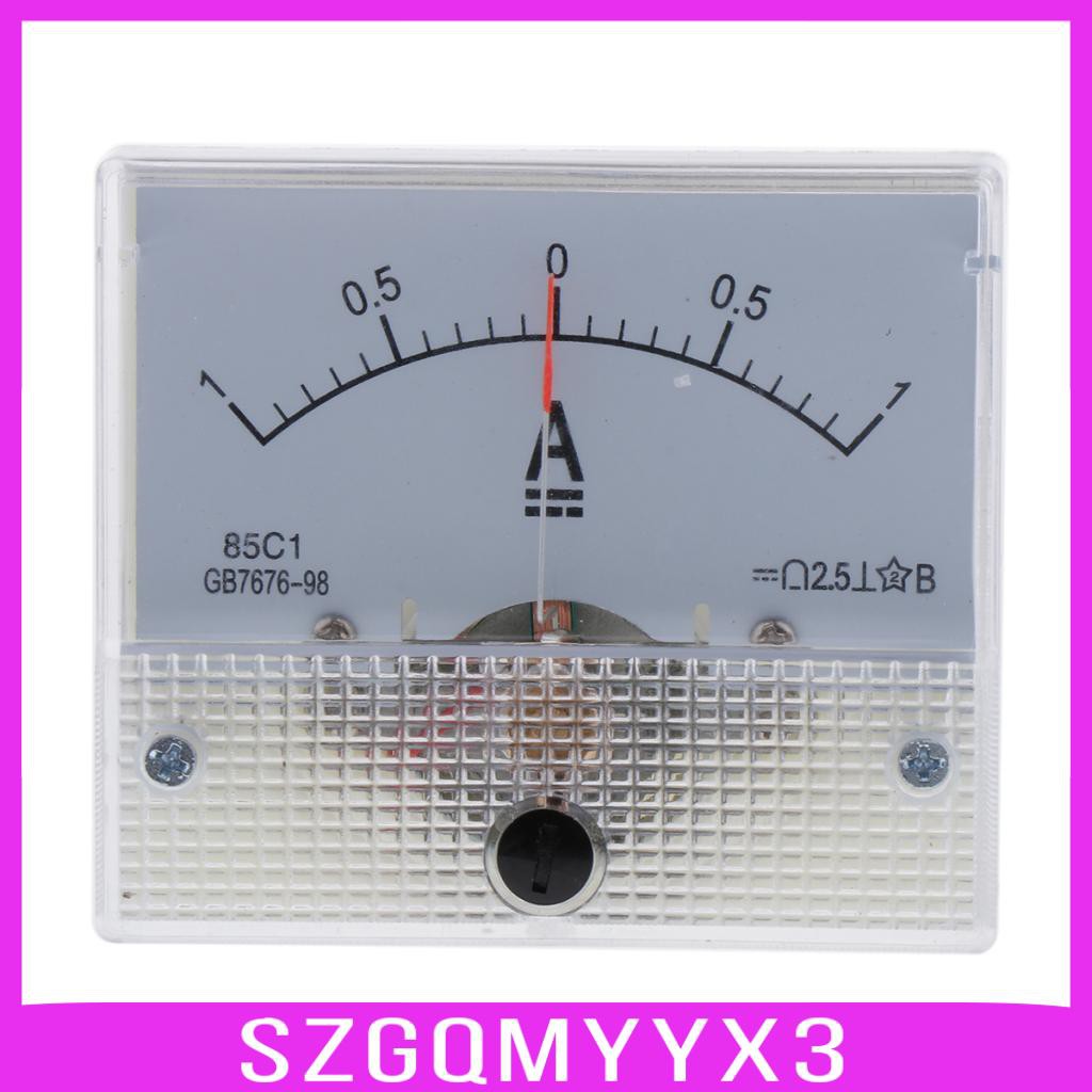 DC Ammeter Analog Panel Meter Amp Meter Current Gauge 85C1 | Shopee ...