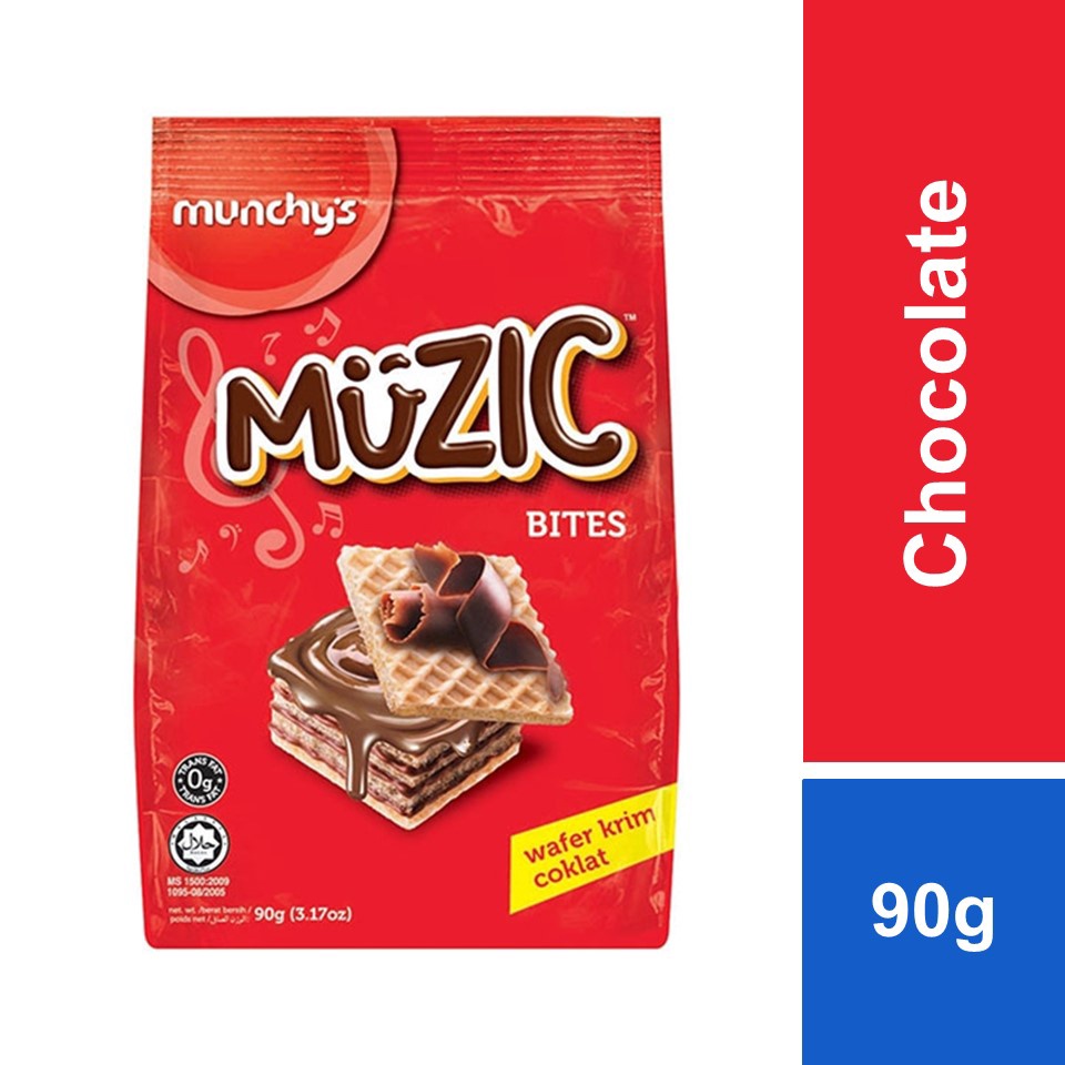 Munchy's Muzic Chocolate Hazelnut/Chocolate/Chunky Chocolate Hazelnut ...