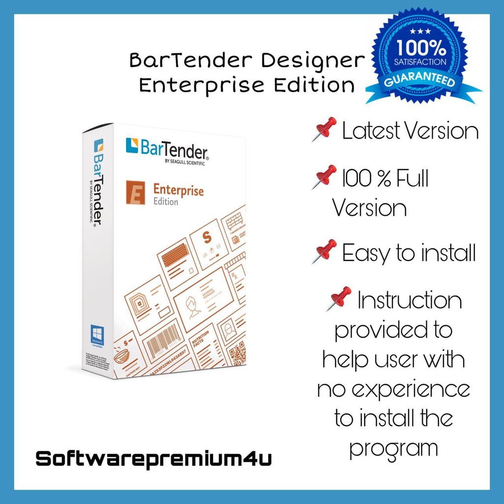 BarTender Designer Enterprise Edition 2022 | 2021 | 2019 | 2016 x86 🔥 ...