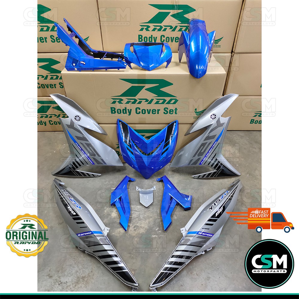 [READY STOCK] Coverset Bodyset Yamaha Y15 Y15ZR V1 V2 Blue Red Purple ...