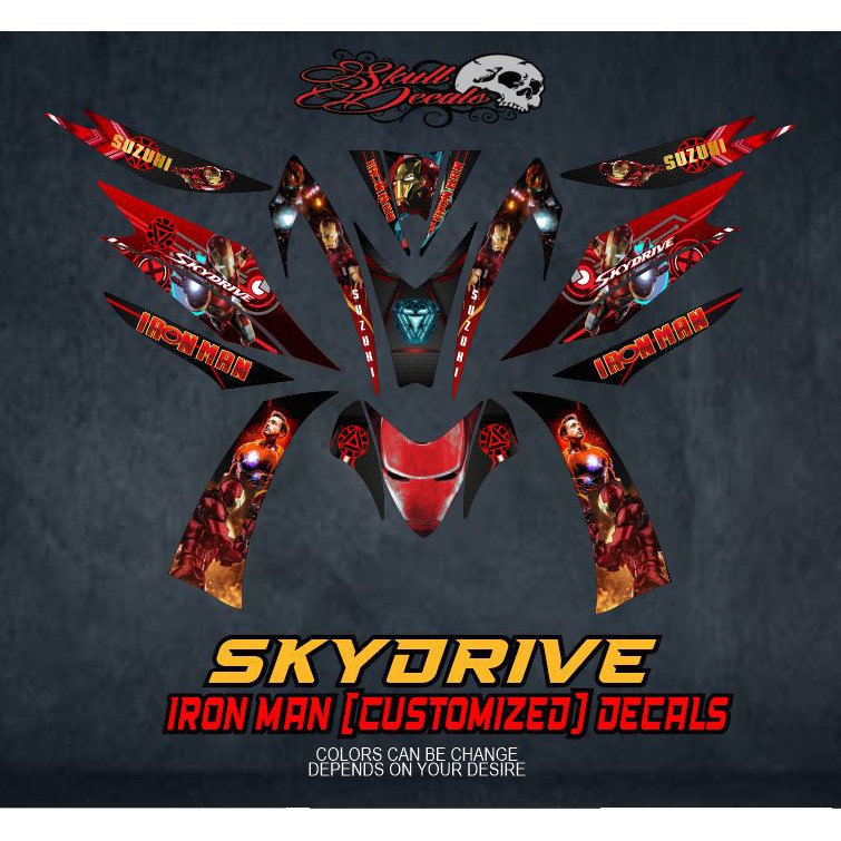 SKYDRIVE 125 SUZUKI Full Body Decals Non Reflectorized | Shopee Malaysia