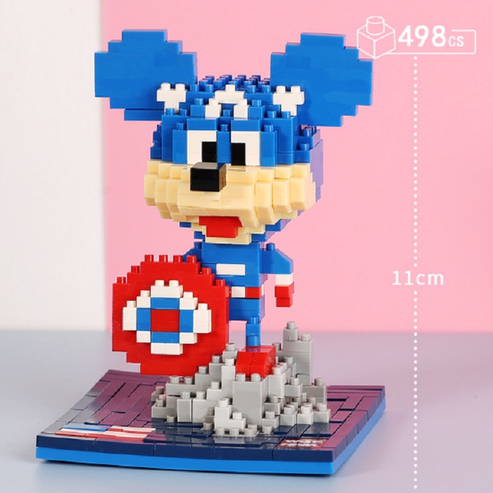 WiseHawk Mickey Avengers Nano Blocks Mini Diamonds Nano Bricks Toy ...