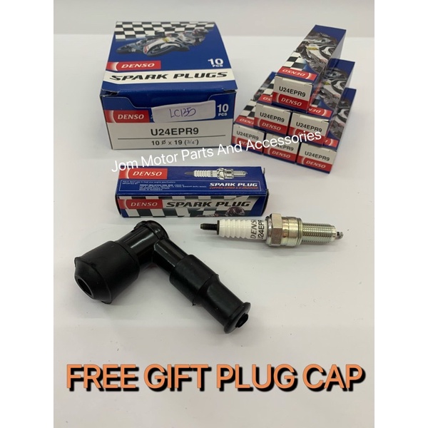 【DENSO】Spark Plug U24EPR9 / CPR8EA-9 LC135 V1 V2 V3 V4 V5 V6 V7 FREE ...