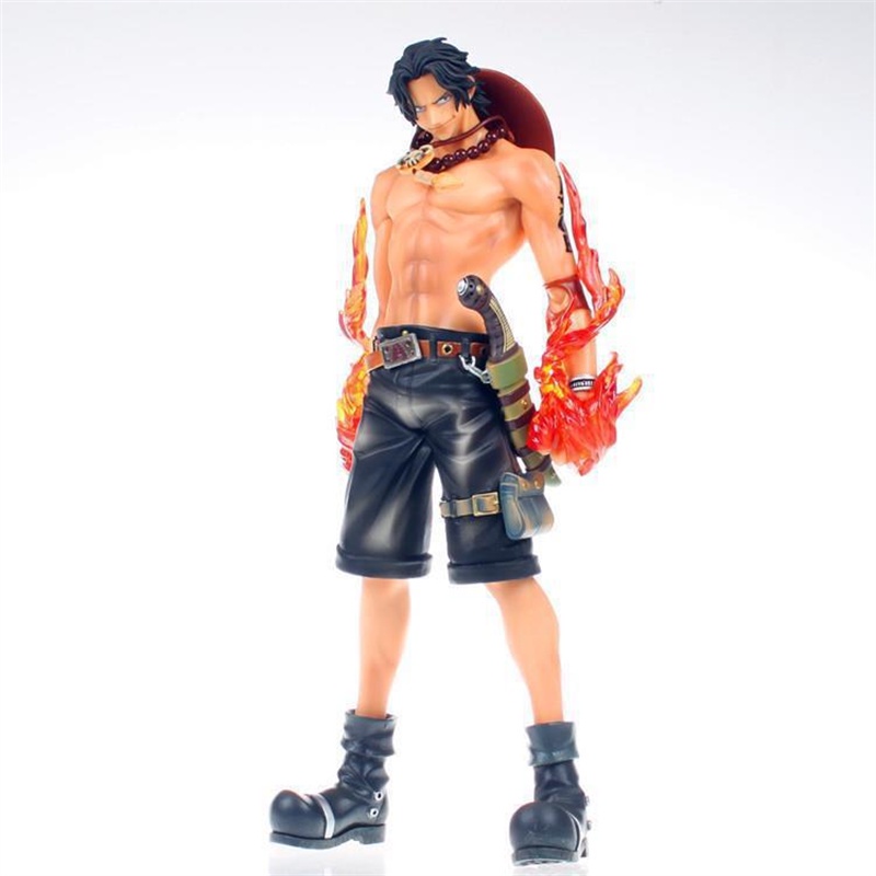 Anime One Piece Ace Fire Fist Fighting Action Figure Juguetes One Piece ...