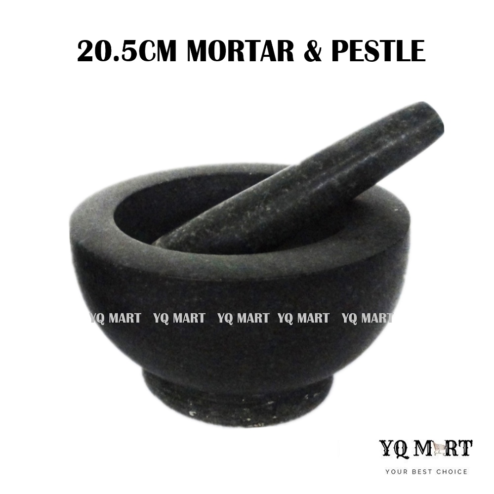 20.5CM Extra Large Mortar And Pestle/ Mortar Set/ Lesung Set Besar ...