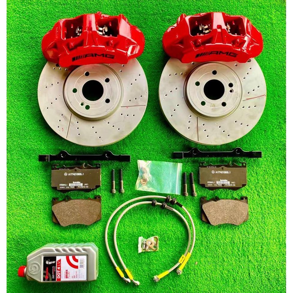 AMG A35 4 POT BRAKE KIT CALIPER W118 W177 W247 100% ORIGINAL RECOND ...