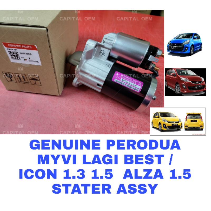 Original Perodua Alza 1.5/ Perodua Myvi TOYOTA AVANZA Starter ASSY ...