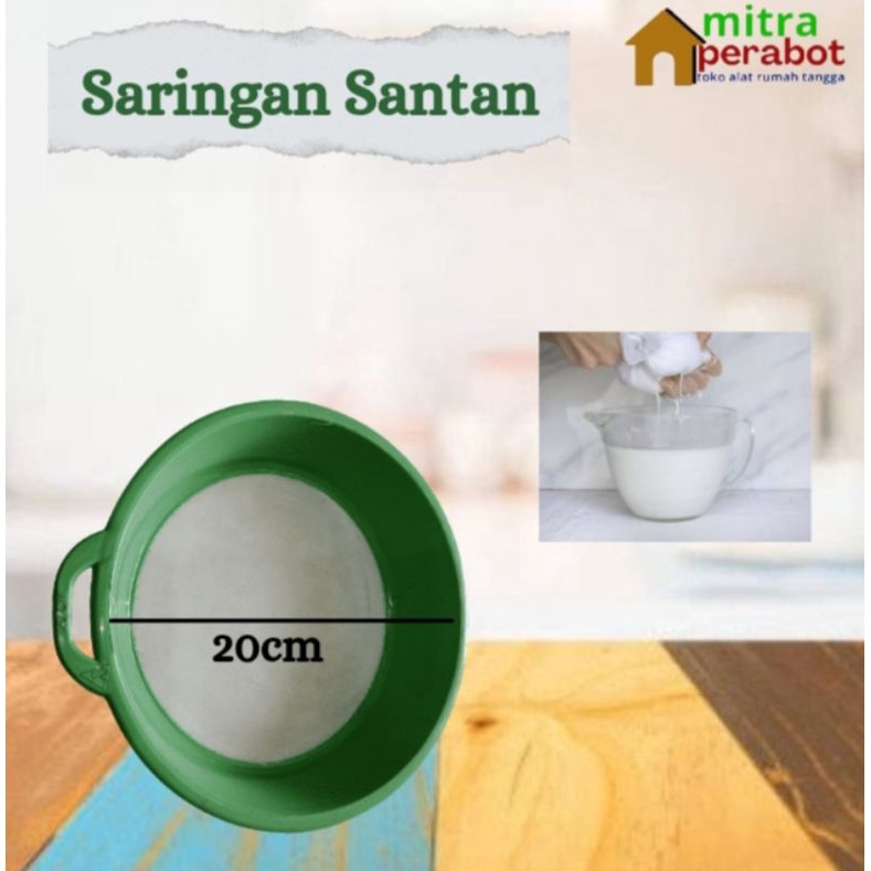Coconut Milk Strainer Plastic Flour Strainer 20cm Coconut Milk Strainer ...