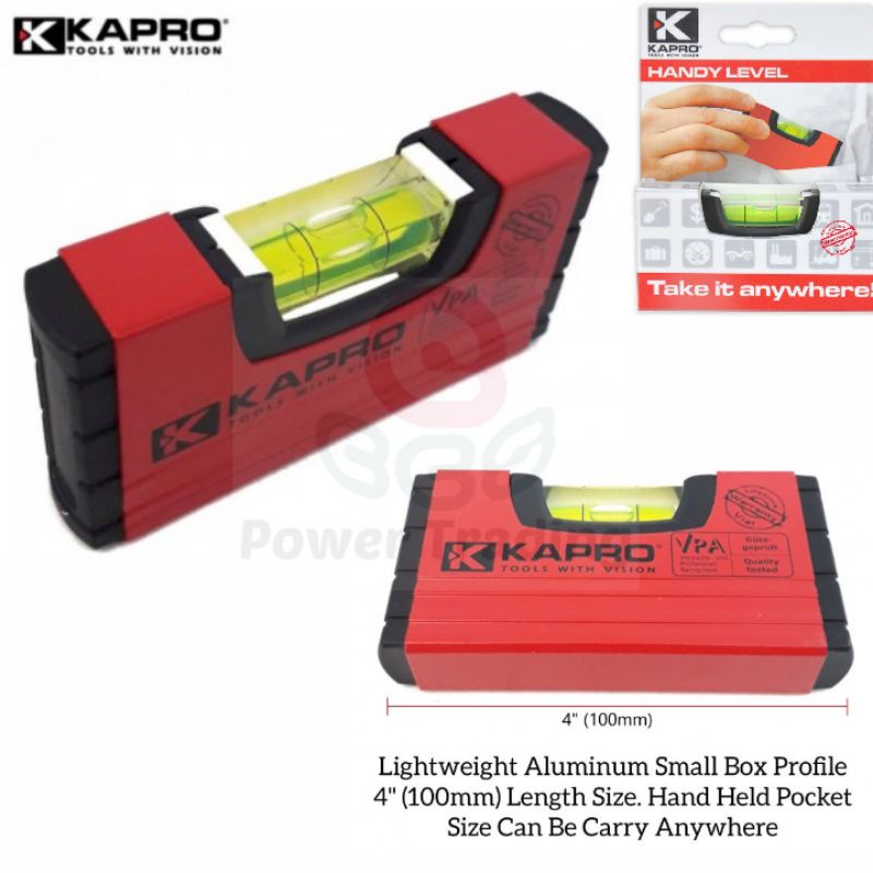 Kapro 246 10cm 4" HANDY POCKET WATER LEVEL BALANCER | Shopee Malaysia