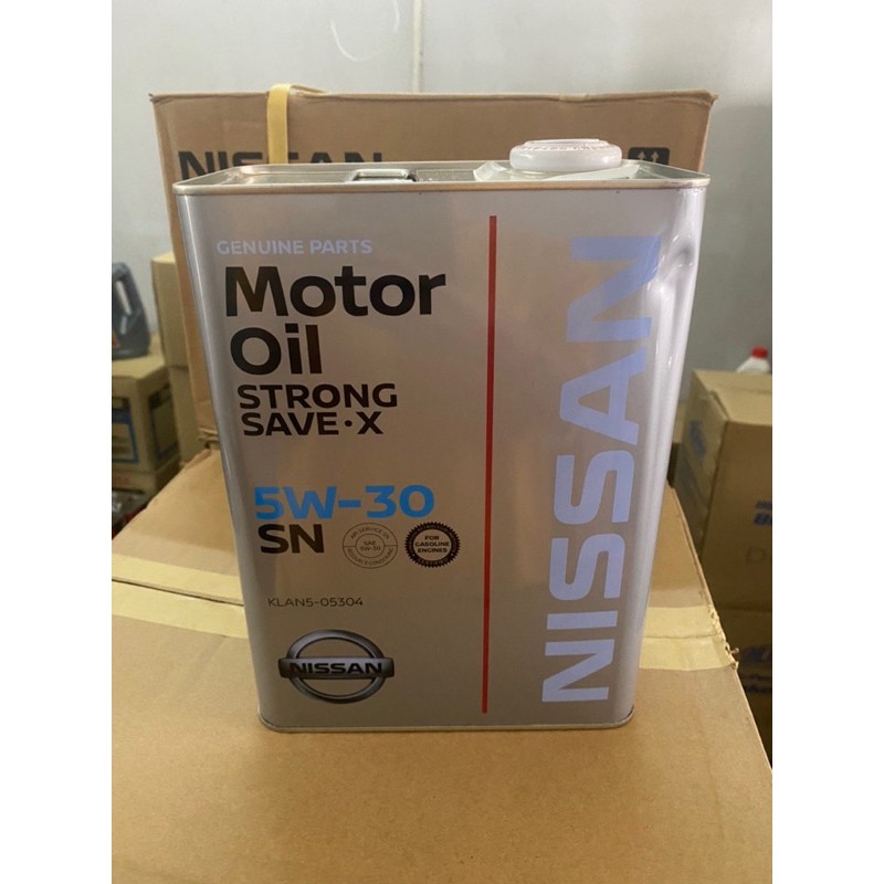 Nissan 5w30 Strong Save X Fully Synthetic Engine Oil 4L (KLAN5-05304 ...